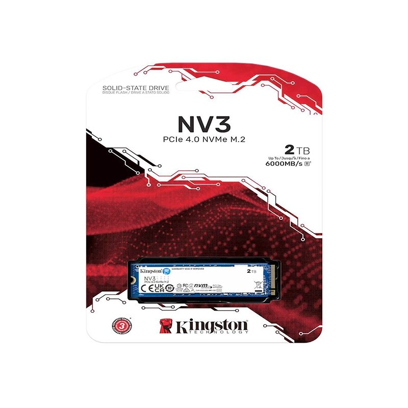 Disque SSD NVMe- 2To - NV3- KINGSTON - PCIe 4.0