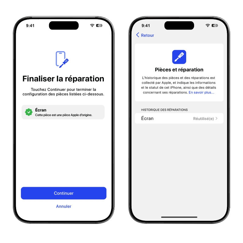 Ecran ORIGINE APPLE pour iPhone 16 | Brico-phone
