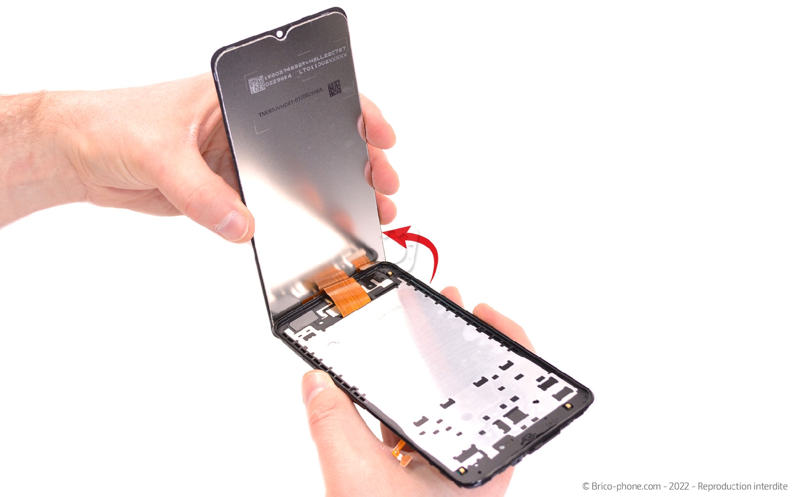 Tuto explicatif pour remplacer soi-même l'écran seul du Samsung Galaxy A04s