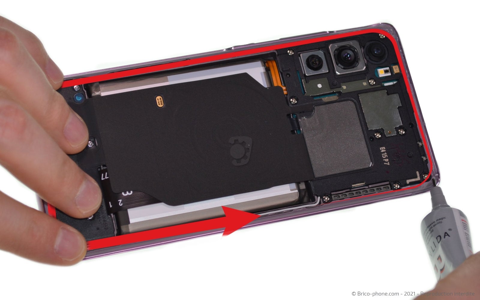 Changement Batterie Samsung S20