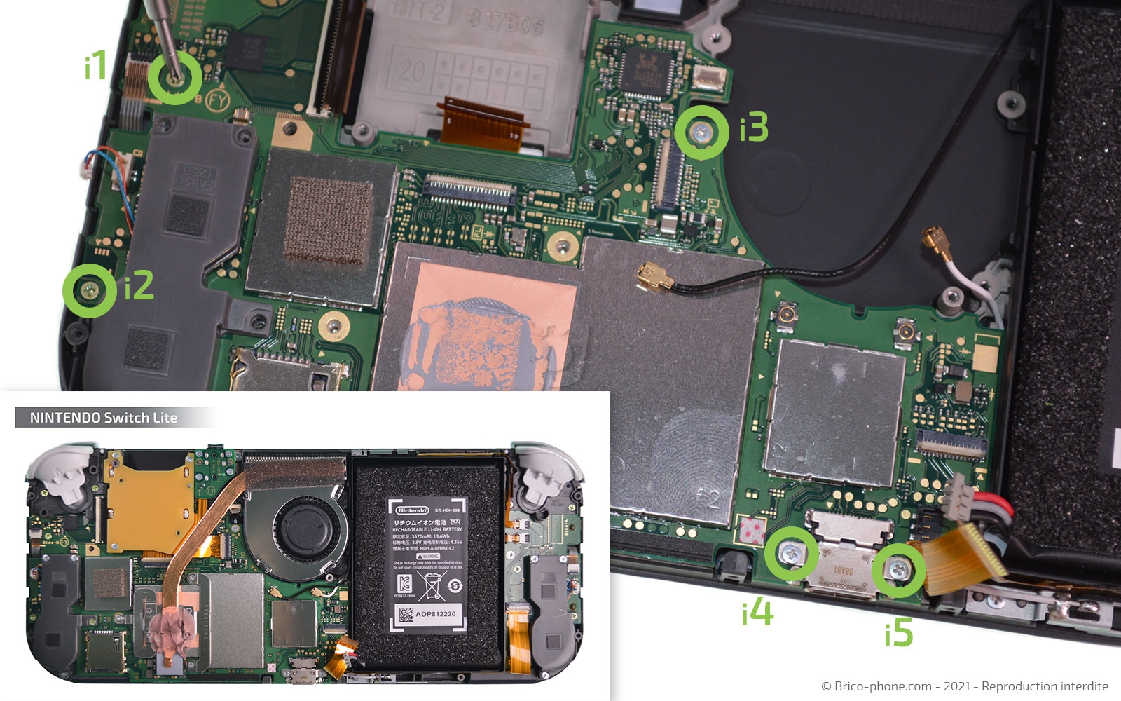 Ce guide vous fait découvrir tous les composants de la Nintendo Switch Lite